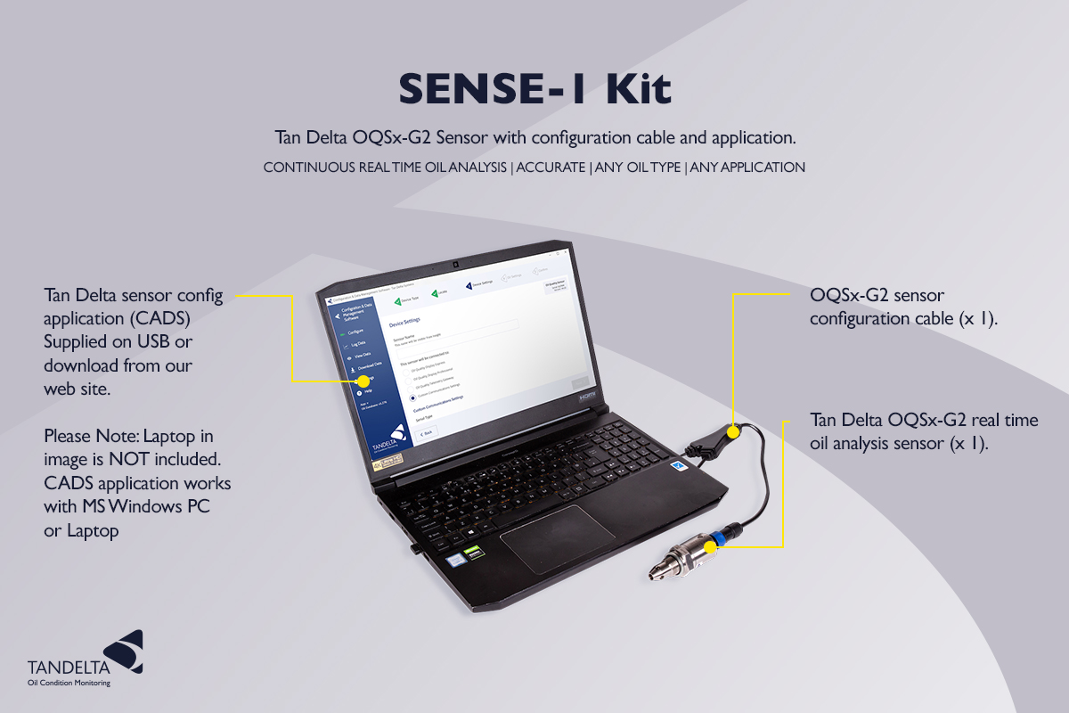 SENSE-1 Sensor Kit - Tan Delta Systems PLC